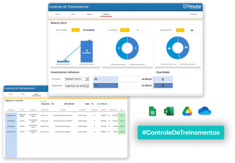 Planilha Controle de Treinamentos - Resultar